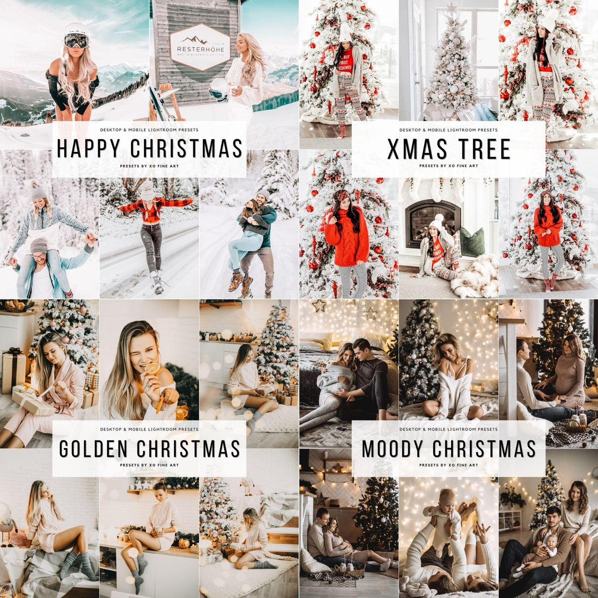 Christmas preset | Mobile and Desktop Winter Lightroom Presets – Xo ...