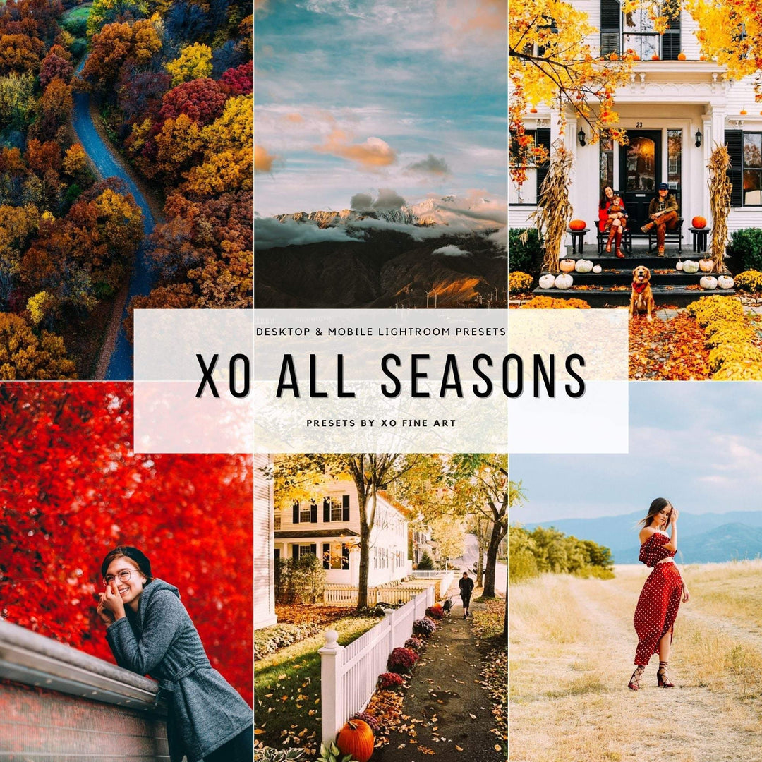 Autumn Presets | ALL SEASONS | Set of 12 | Mobile & Desktop Lightroom ...
