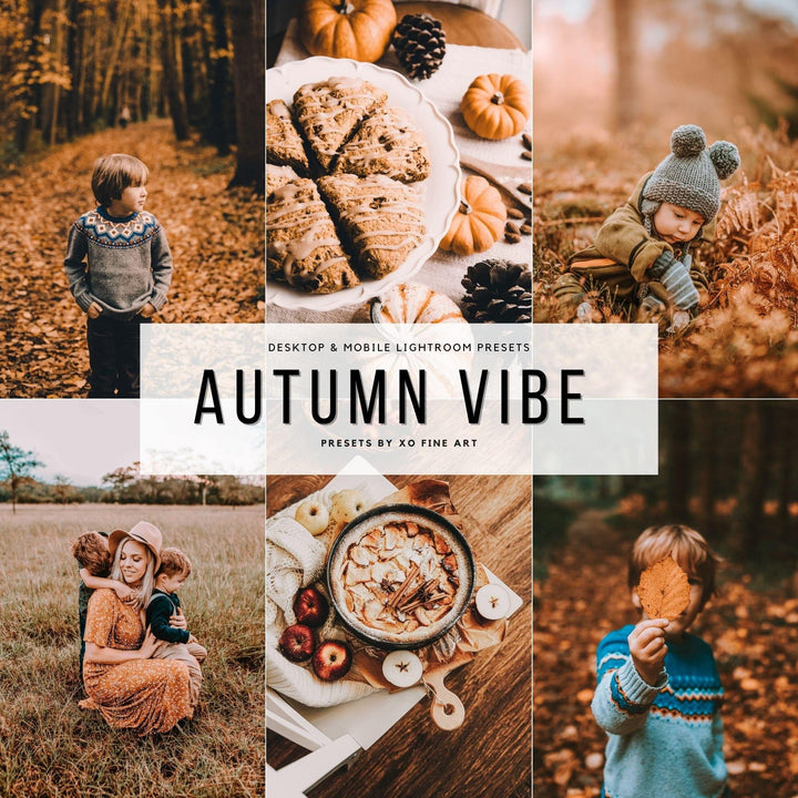 Autumn Presets | AUTUMN VIBE | Set of 7 | Mobile & Desktop Lightroom P ...